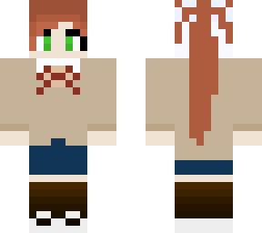 Monika Ddlc | Minecraft Skins