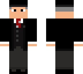 SCP Foundation O5-5 Blackbird Based off of a real O5 | Minecraft Skin