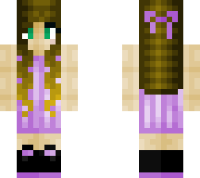 The Girl of Lacey Lavender | Minecraft Skin