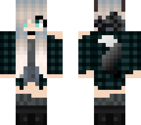 wolf girl | Minecraft Skin
