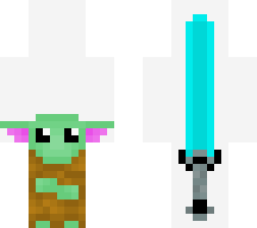 baby yoda | Minecraft Skin