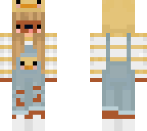 colored derp girl | Minecraft Skin