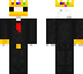 King Chicken with a Suit | Minecraft Skin