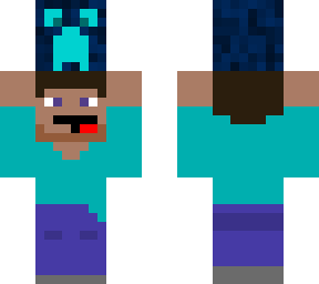 steve holding my head | Minecraft Skin