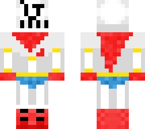 undertale papyrus game skeleton | Minecraft Skins