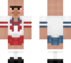 Villager Chan - Red | Minecraft Skin