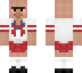 Villager Chan - Red EDITED | Minecraft Skin
