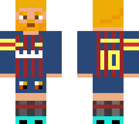 ginger messi | Minecraft Skin