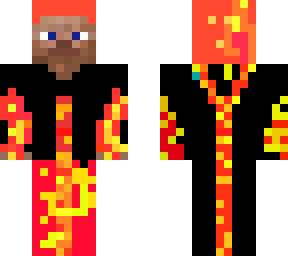 lava steve | Minecraft Skin