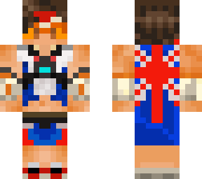overwatch tracer sprinter | Minecraft Skins