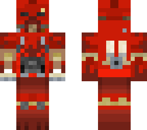 Flames T-60 Power Armor | Minecraft Skin