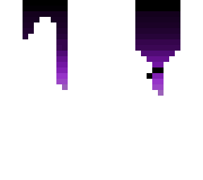 Purple hair base with a ponytail | Minecraft Skin