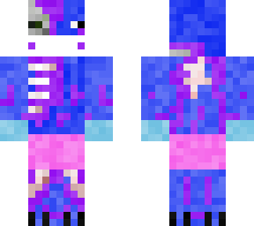 Sanitized Colorful Zombie Pigman | Minecraft Skin
