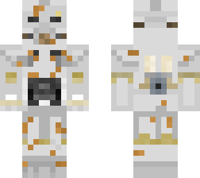 Winterized T-60 Power Armor | Minecraft Skin