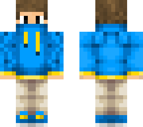 Blue and Yellow | Minecraft Skin