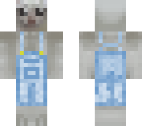 Crying Cat In Overalls | Minecraft Skin