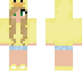 cute duck girl | Minecraft Skin