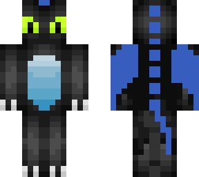 night fury | Minecraft Skins