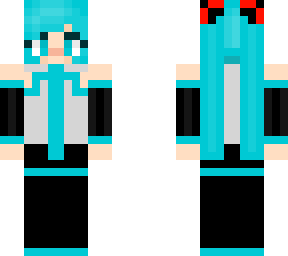 hatsune miku vocaloid | Minecraft Skins