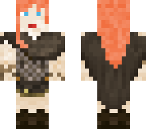 Viking Ginger Female | Minecraft Skin
