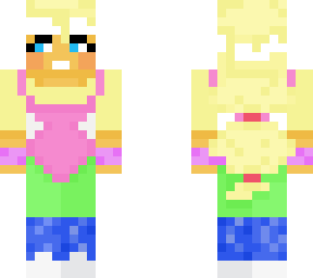 80's Yoga Girl | Minecraft Skin