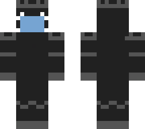Black PVP Skin w/ Mask | Minecraft Skin