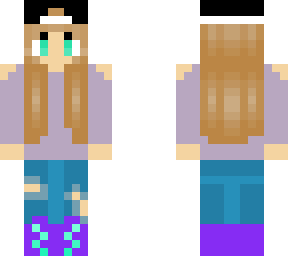Cool Cap girl | Minecraft Skin