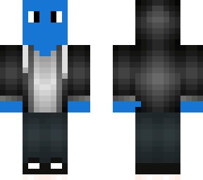 cosa azul con capucha | Minecraft Skin