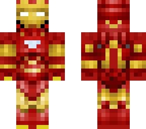 Elmo Iron Man | Minecraft Skin