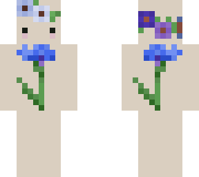 Lucky cornflower | Minecraft Skin
