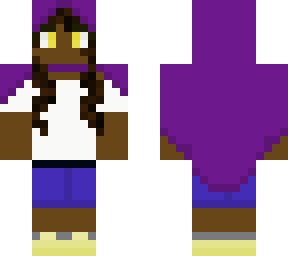 Purple Cloak Figure | Minecraft Skin