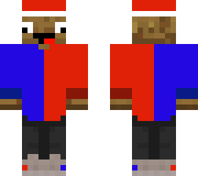 Red and blue zyph | Minecraft Skin
