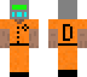 the contained class d | Minecraft Skin
