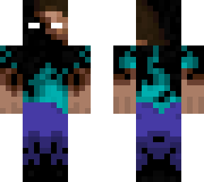 Corrupted Steve | Minecraft Skin