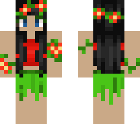 Hawaiian Girl | Minecraft Skin