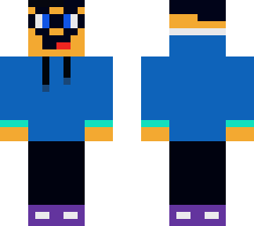 shocked noob skin v2 | Minecraft Skin