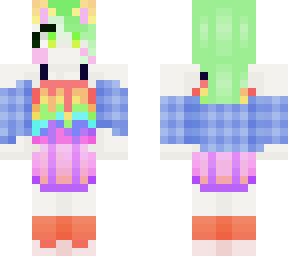 rainbow cat | Minecraft Skin