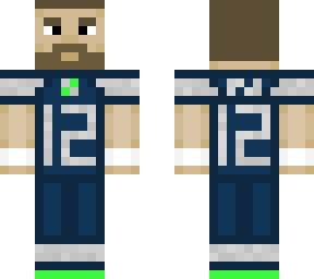 Seahawks skin (Navy) | Minecraft Skin