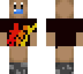 Shiny DIGLETT wearing Prestonstylzes merch | Minecraft Skin
