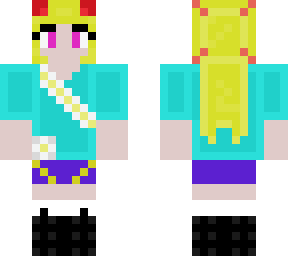yellow hair girl | Minecraft Skin