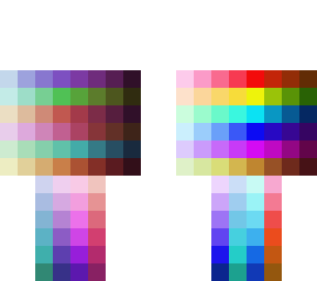 Color Pallet -Major Hue Shifting | Minecraft Skin