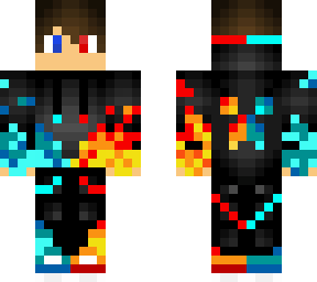 Fire and water | Minecraft Skin
