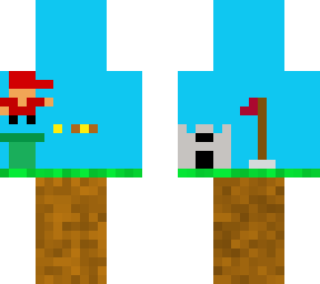 Mario pixel art? | Minecraft Skin