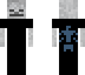 skeleton of the agents of shield | Minecraft Skin
