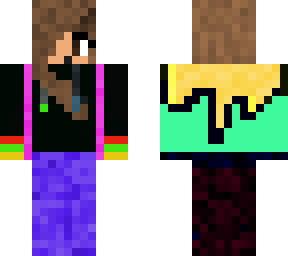 2020 cool girl dippy effect | Minecraft Skin