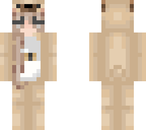 aesthetic bear girl | Minecraft Skin