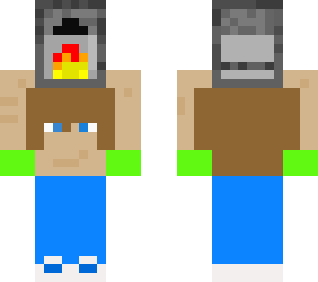Blockhead: furnace | Minecraft Skin