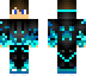 Blue Ice Gamer Boy | Minecraft Skin