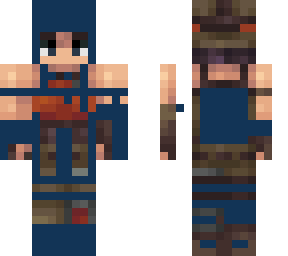 blue RENEGADE RAIDER. | Minecraft Skin