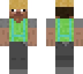 construction worker steve | Minecraft Skins